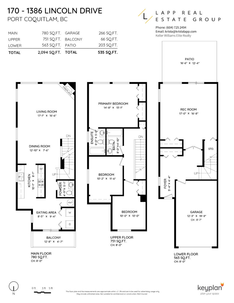 For Sale! 170 1386 Lincoln Drive, Port Coquitlam, B.C.